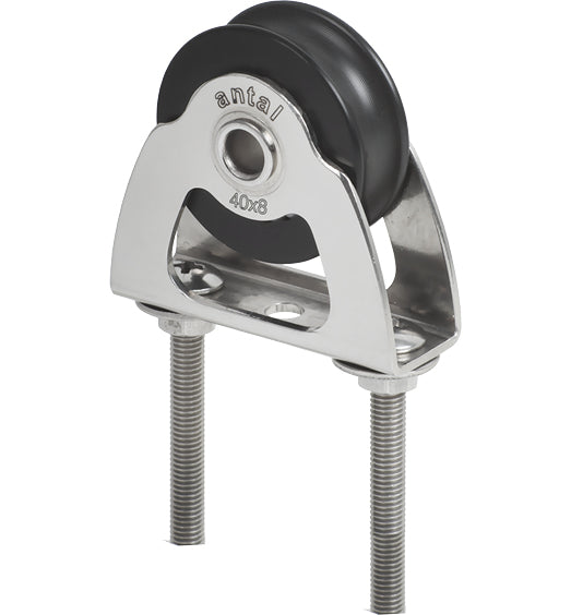 Antal Halyard Block - S. Steel Vertical Blocks, Sheave Ø 40 — T10 Asia