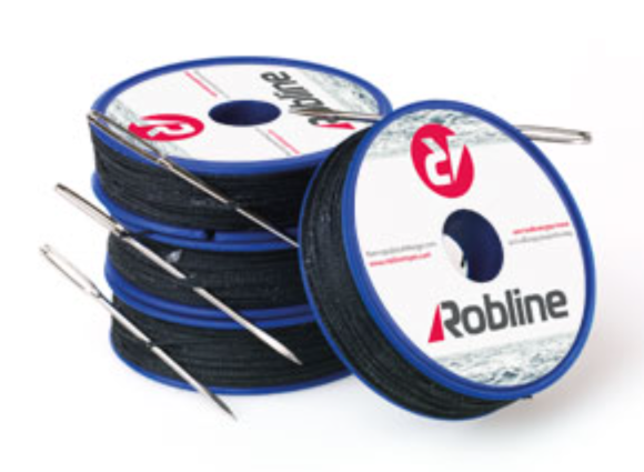 Robline WAXED WHIPPING TWINE KIT (WHIPPING TWINE with needle 0.8mm whi ...